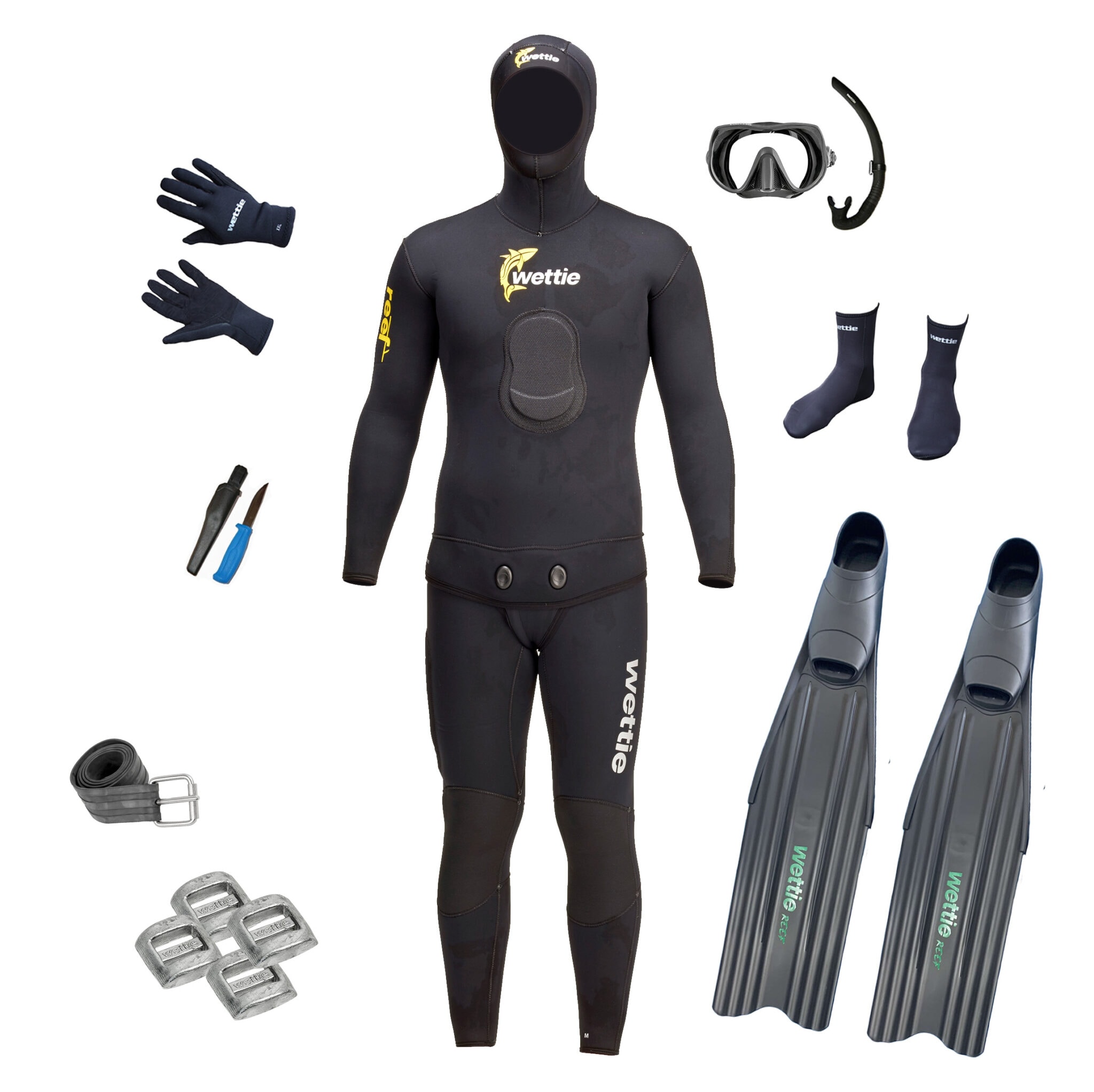 Wettie Wetsuit Viper Package - Wettie NZ | Spearfishing Wetsuits & Dive ...