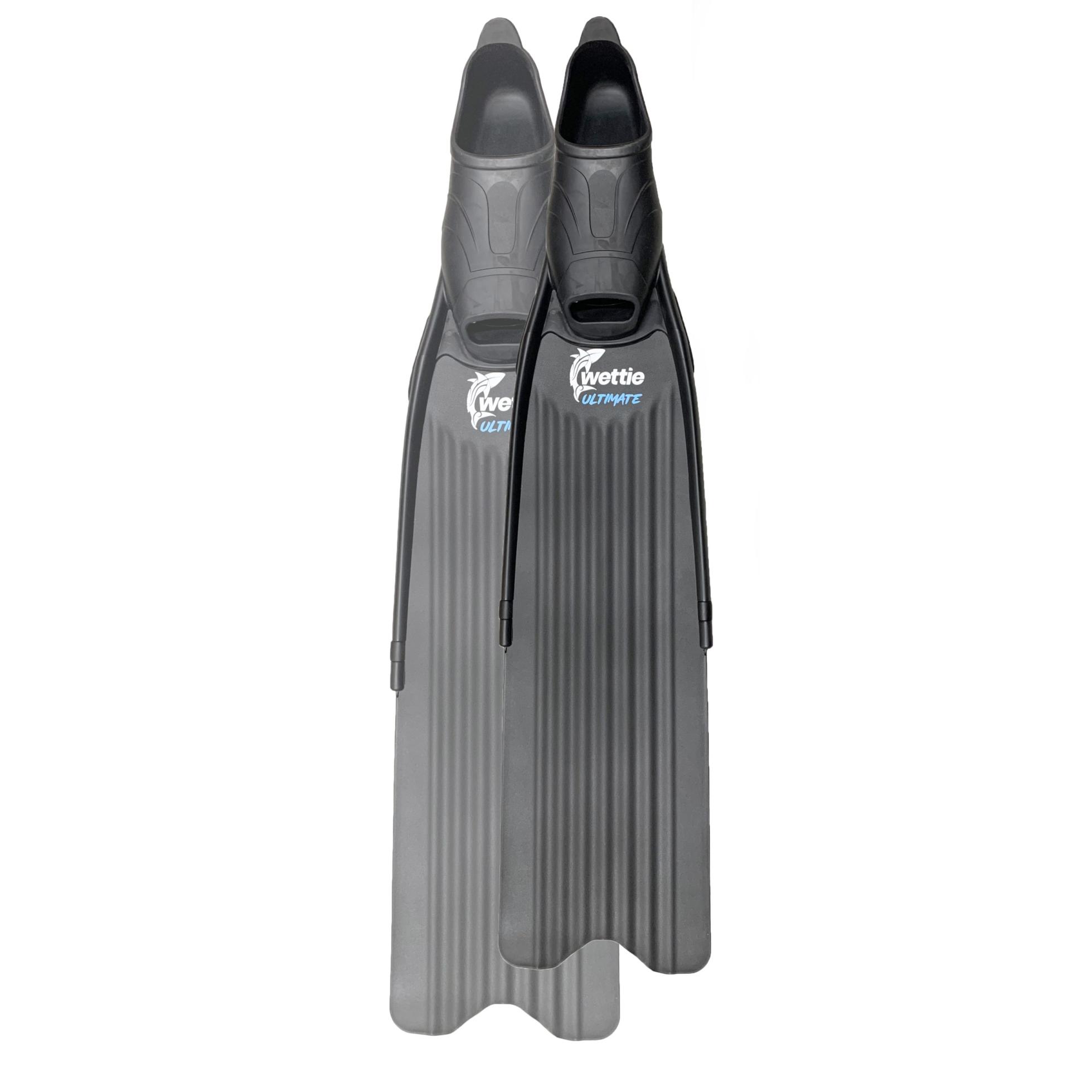 Wettie Ultimate Freediving Fins SHORT - Wettie NZ | Spearfishing ...